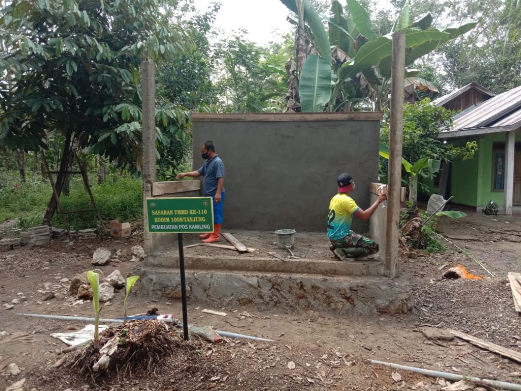 Dan SSK Minta Pembangunan Pos Kamling Selesai Tepat Waktu ...