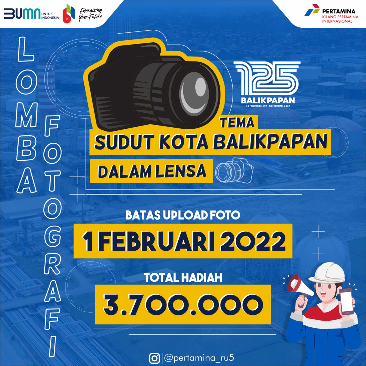 Sambut HUT ke-125 Kota Balikpapan, Pertamina Gelar Lomba Foto - IniBalikpapan.Com