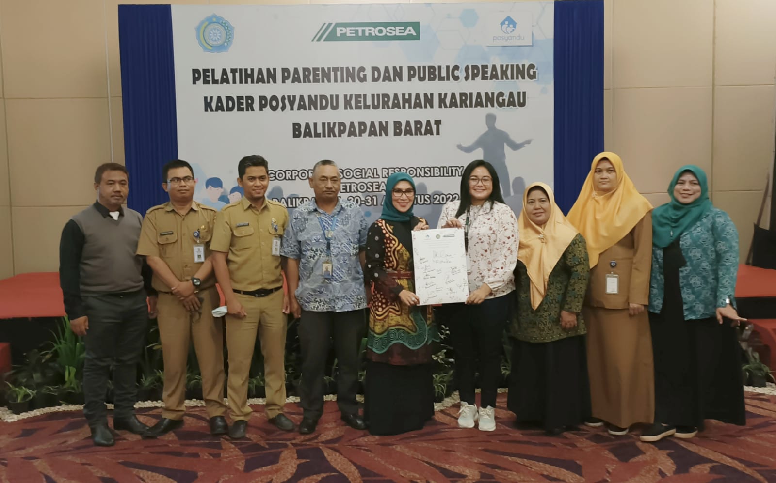 Tingkatkan SDM Kader Posyandu Kariangau, Gelar Pelatihan Parenting dan Public Speaking ...