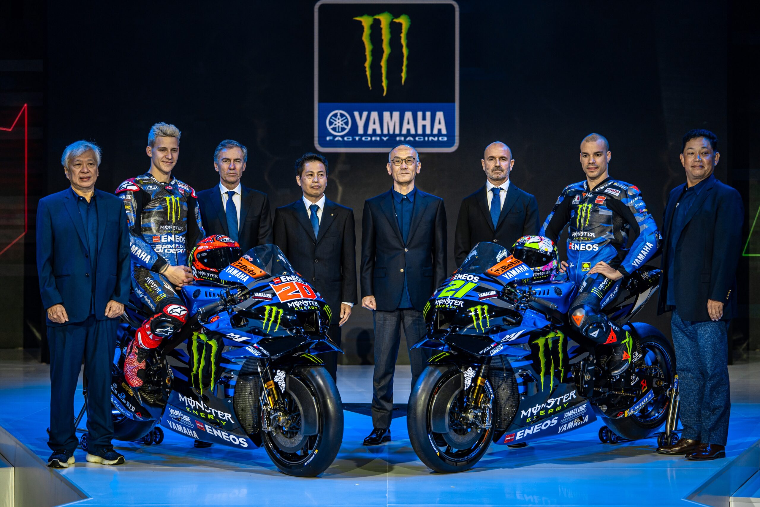 Monster Energy Yamaha MotoGP Launching Yamaha YZR-M1 2023 Livery Baru - IniBalikpapan.Com
