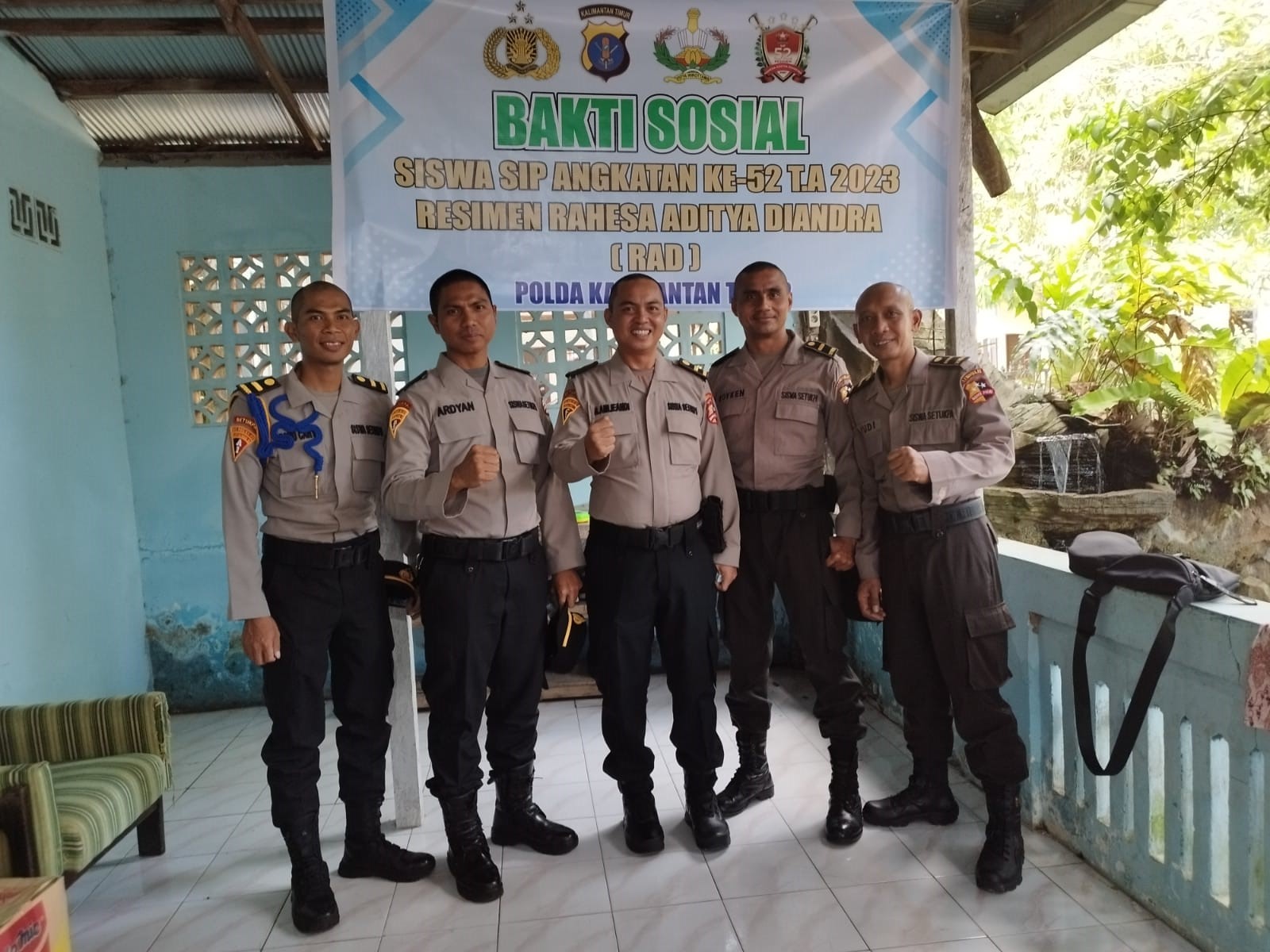 Peduli Masyarakat, Siswa Setukpa Polri Angkatan 52 Polda Kaltim Bakti ...