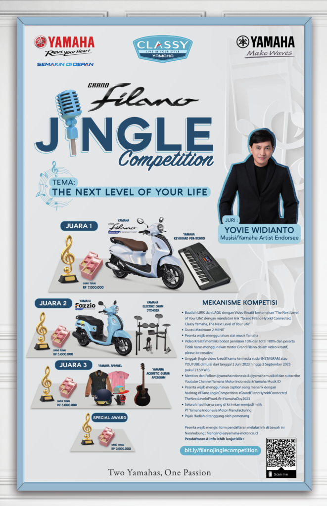 Yamaha Motor dan Yamaha Musik Buka Grand Filano Jingle Competition di ...