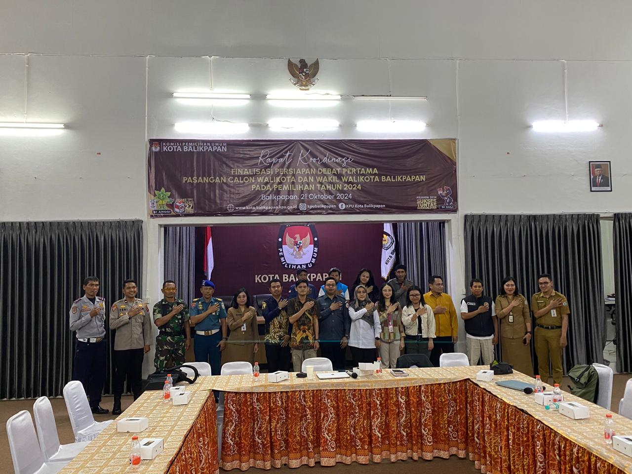 KPU Balikpapan Rakor Finalisasi Debat Pertama Calon Walikota, Ada Enam ...