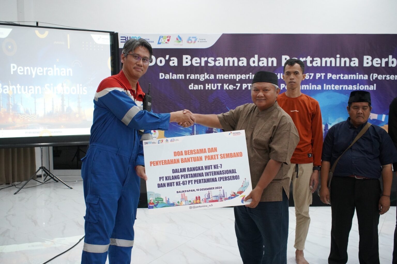 HUT ke-67, Pertamina Berbagi untuk Masyarakat Balikpapan ...