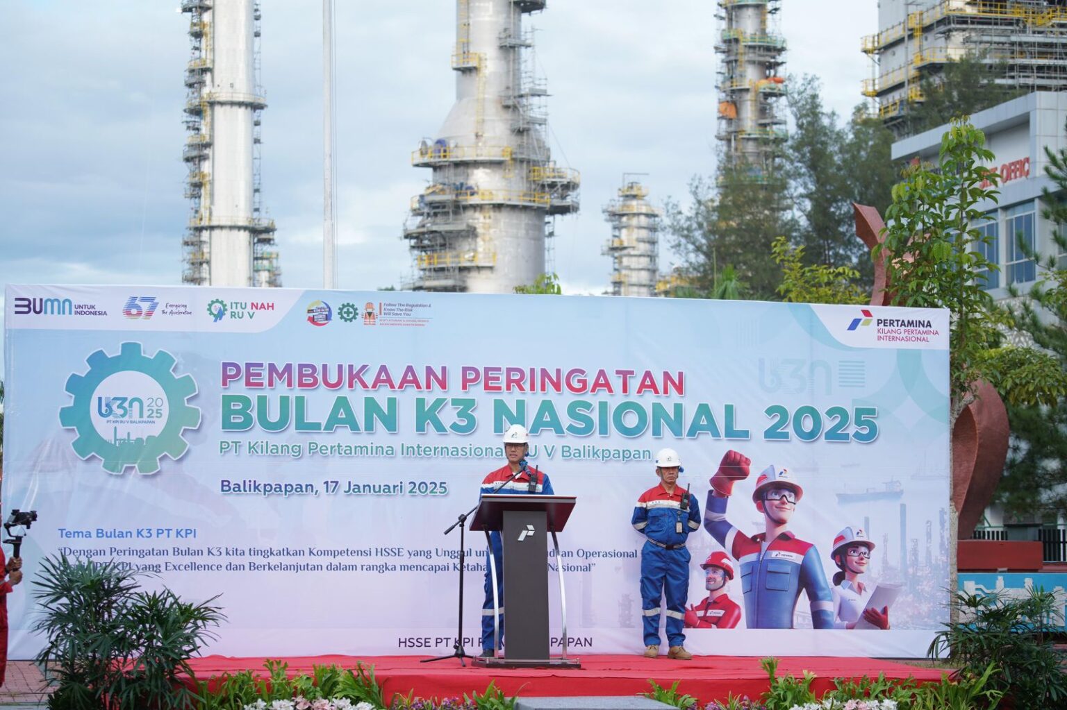 PT KPI Balikpapan Resmikan Bulan K3 Nasional 2025, Fokus Tingkatkan ...