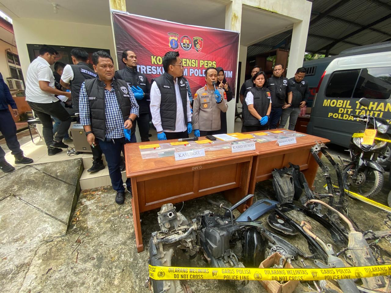 Polisi Bongkar Jaringan Curanmor Balikpapan-Samarinda, Motor Curian Dijual di Marketplace ...