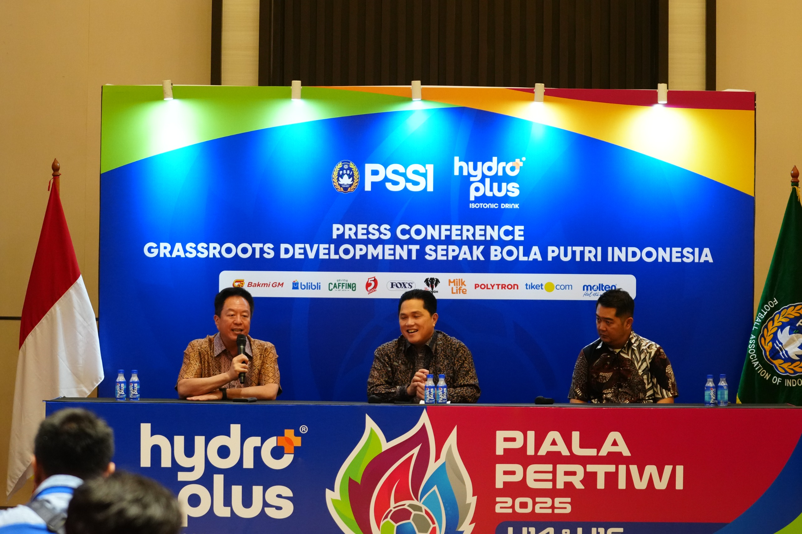 PSSI dan Djarum Foundation Luncurkan HYDROPLUS Piala Pertiwi U-14 & U-16 - IniBalikpapan.Com